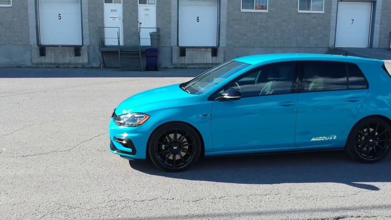 2018 Golf R - 91 Blue / Arbour Volkswagen - YouTube