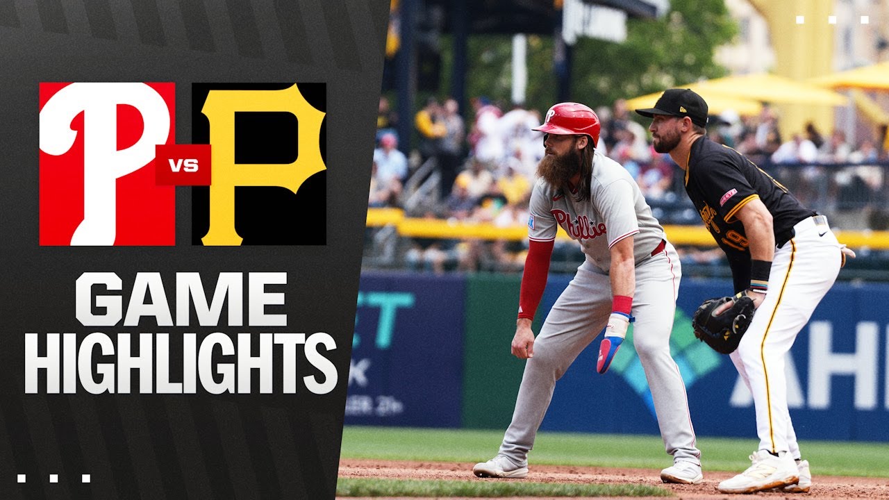 Phillies vs. Pirates Game Highlights (6/8/25) | MLB Highlights - YouTube