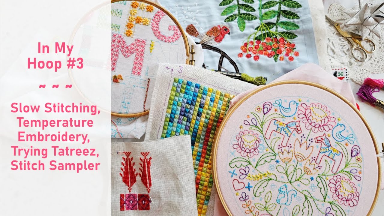 Slow Stitching, Temperature Embroidery, Trying Tatreez, Scandi Style ...