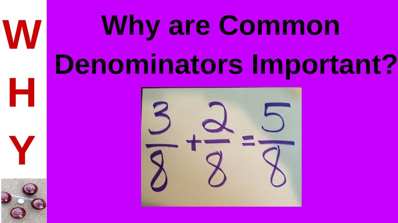 Common Denominators - YouTube