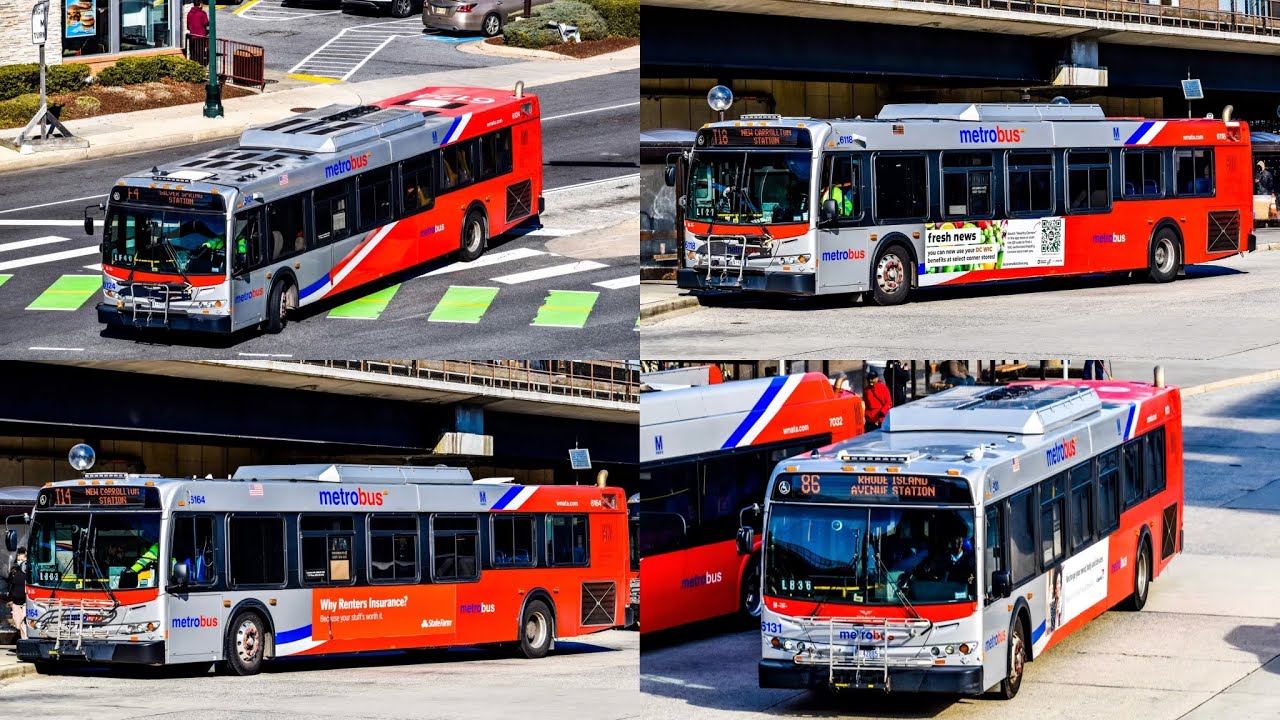 Wmata: 2006 New Flyer D40LFR Compilation - YouTube