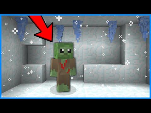 FAKİR ZOMBİ KAR ALTINDA KALDI! 😱 - Minecraft