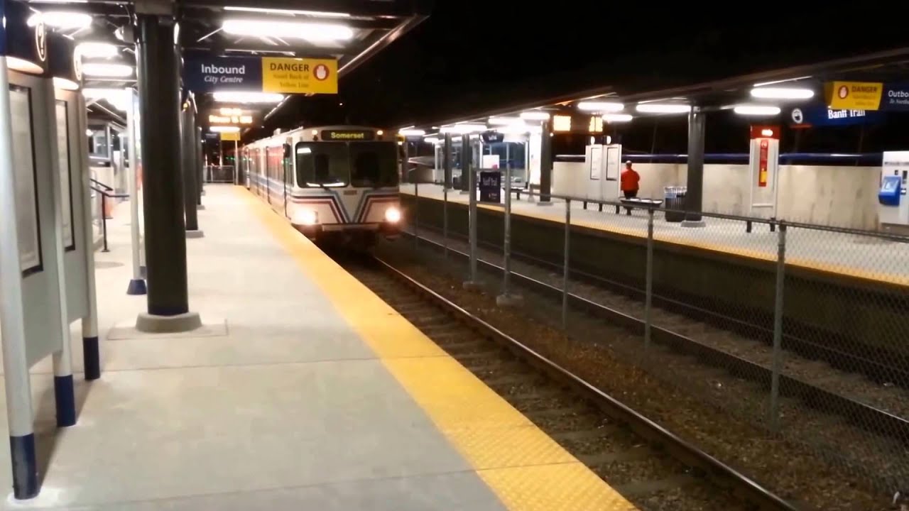 Copy of Calgary LRT at night - YouTube
