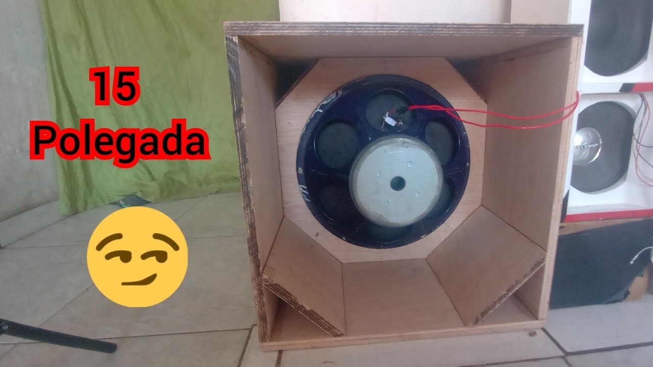 trabalhado mais um pouco na caixa de grave de 15 polegada da paredinha - YouTube