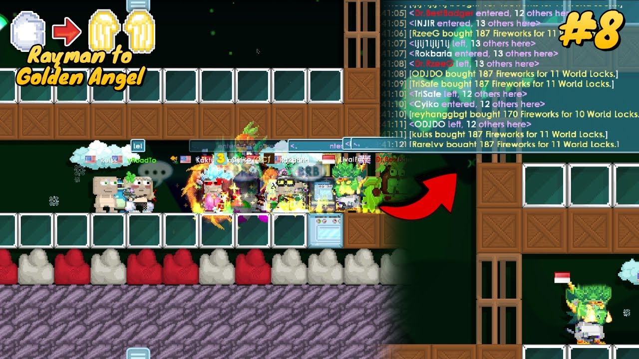 SUMMERFEST PROFIT!! | Rayman to Golden Angel #8 | Growtopia - YouTube