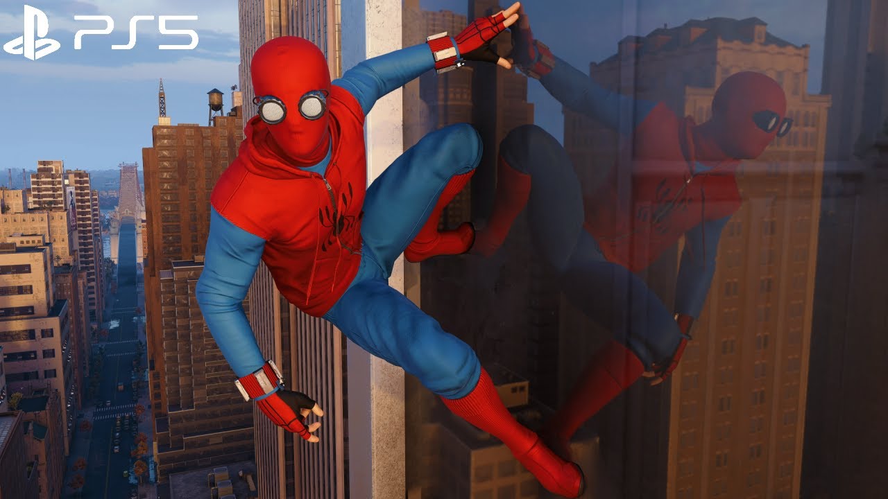 Spider-Man Remastered PS5 - Homemade Suit Free Roam Gameplay (4K 60FPS ...