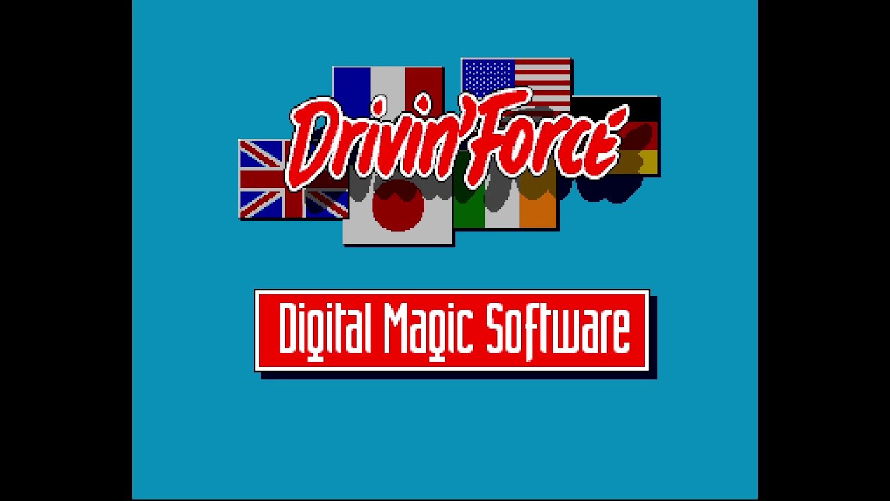 Drivin' Force. [AMiGA A500 - Digital Magic Software ]. (1990). Full League & Mini Knockout Play ...