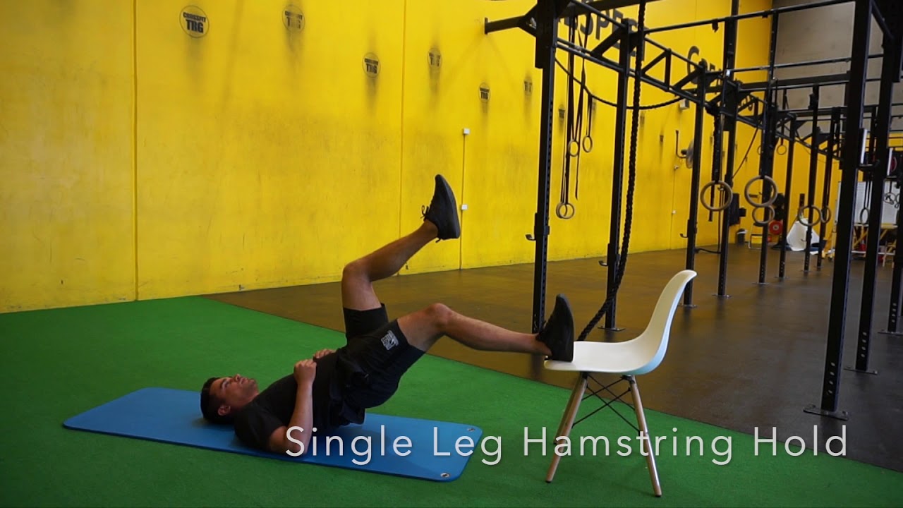 Single Leg Hamstring Hold - YouTube