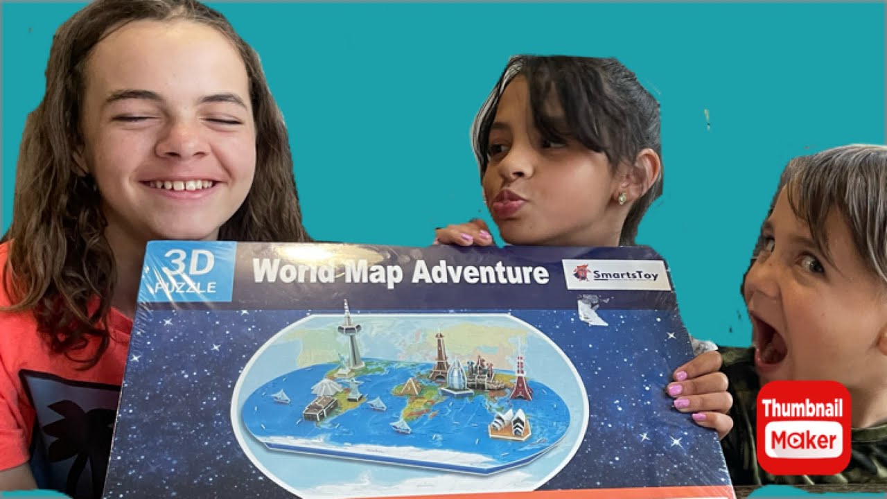 World Map Adventure 3D Puzzle - YouTube