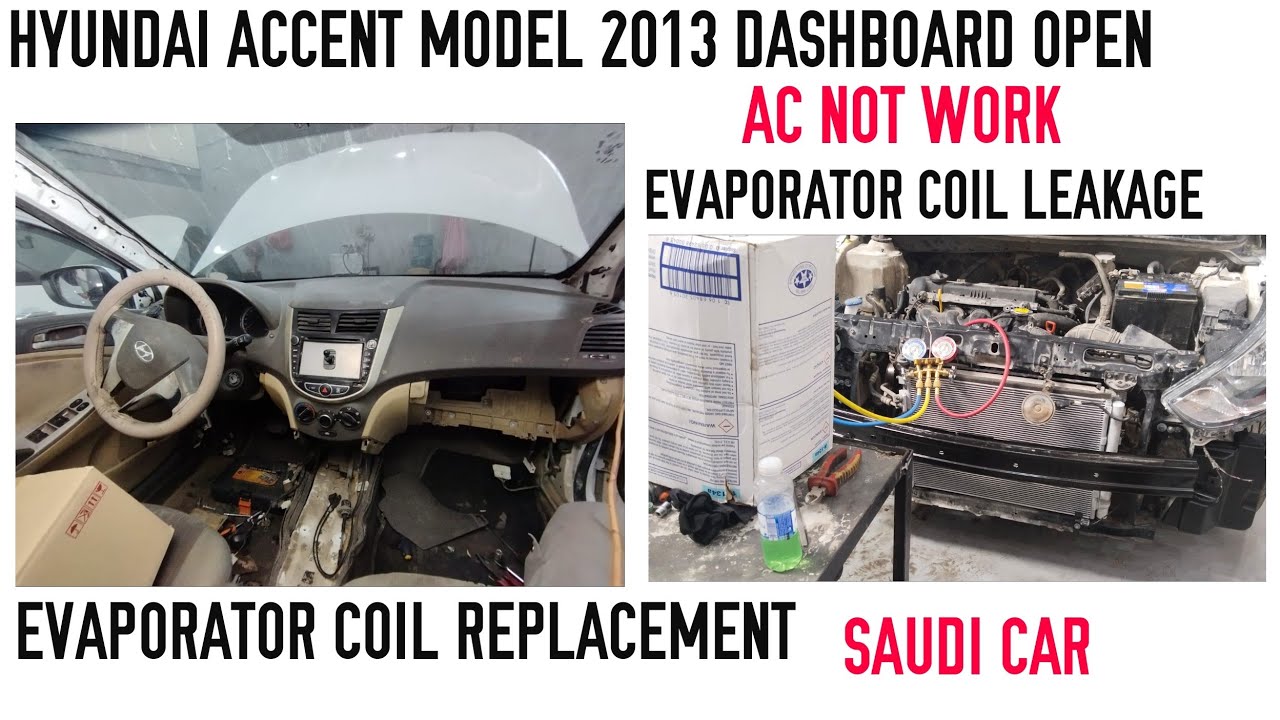 hyundai accent dashboard removal?hyundai accent cooling coil change ...