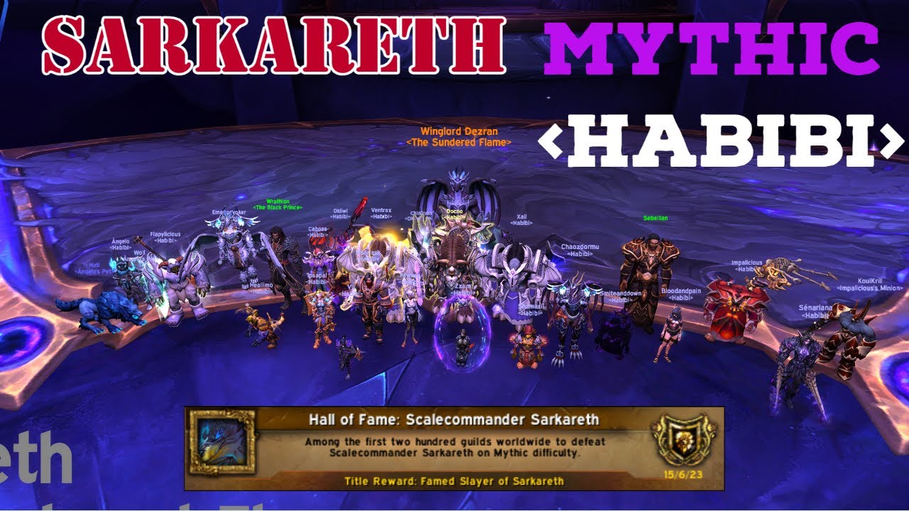 Scalecommander Sarkareth Mythic Kill - Warlock PoV - Habibi Guild ...