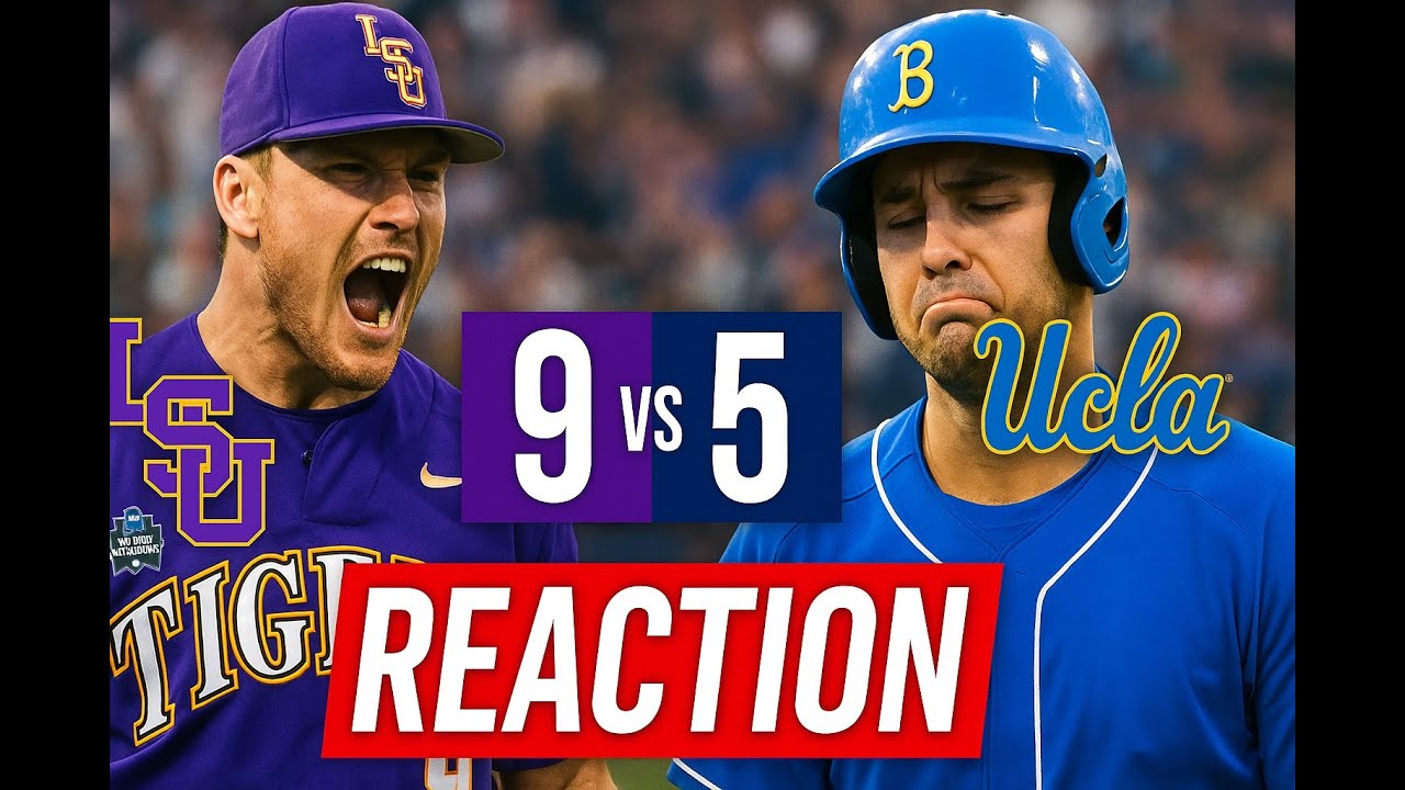 LSU vs UCLA REACTION 🔥 | College World Series Instant Take & Final ...
