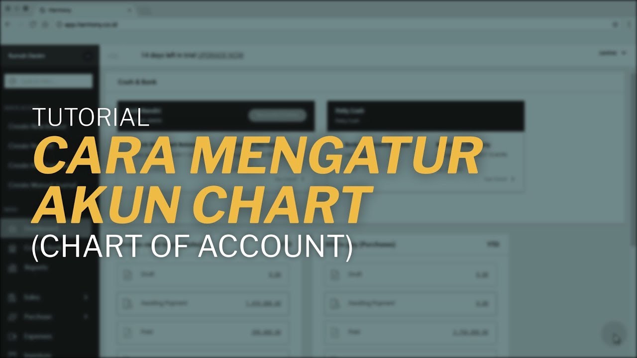 2. Cara Cepat Membuat Akun Chart (Charts of Account) - YouTube