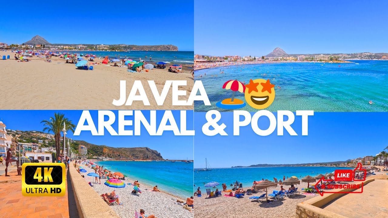 Javea 🤩⛱️ Ultimate Must See Sights in Arenal & Port of Javea! 4K ...