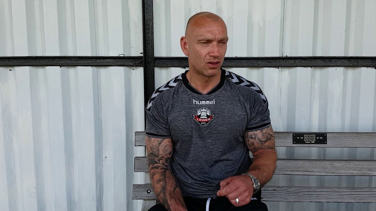 Faversham 2 vs Lewes 0: Darren Freeman's reaction - YouTube