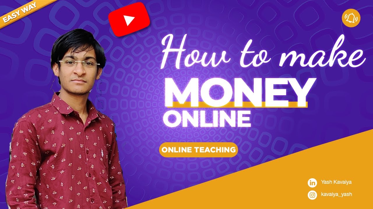 How to make money in college || Online Teaching and Home tution ...