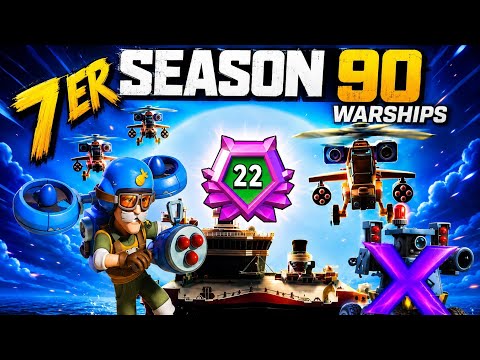 TEMPORADA 90! 7 ER Y RANGO 22 EN WARSHIPS 😱 | ¡EL META ESTÁ TOTALMENTE ROTO!