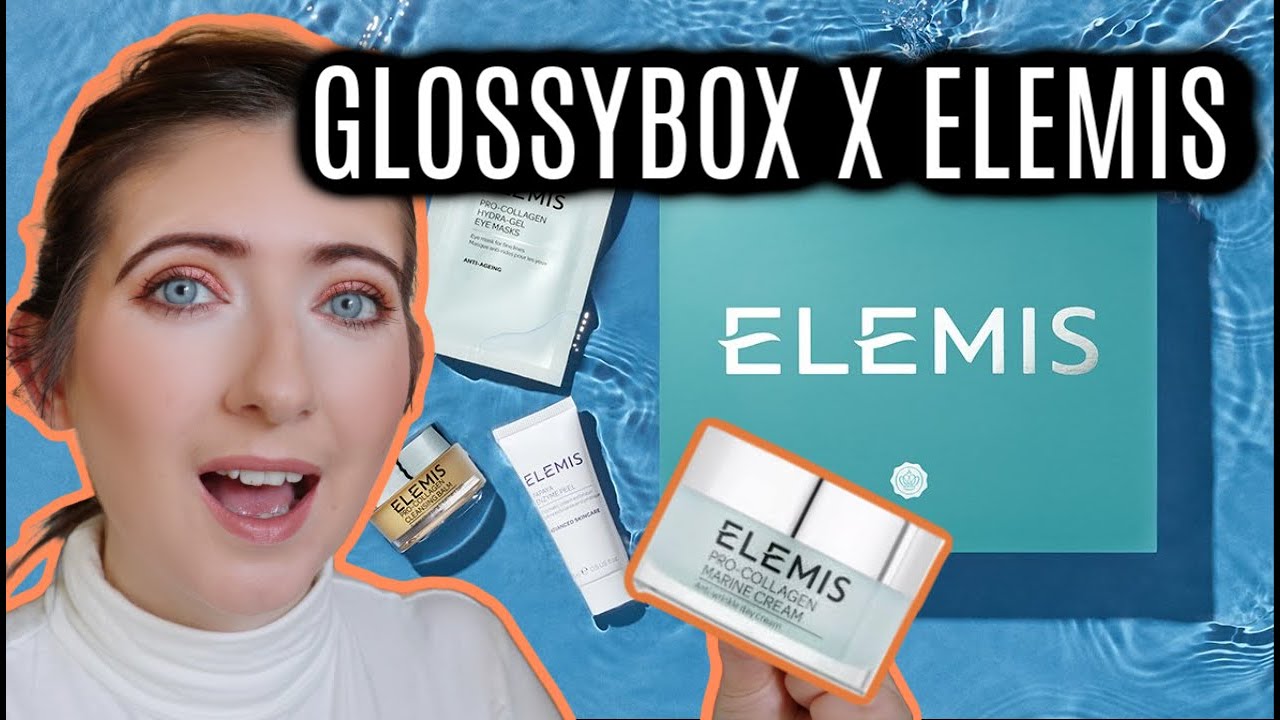 GLOSSYBOX X ELEMIS LIMITED EDITION BEAUTY BOX (night time routine) - YouTube