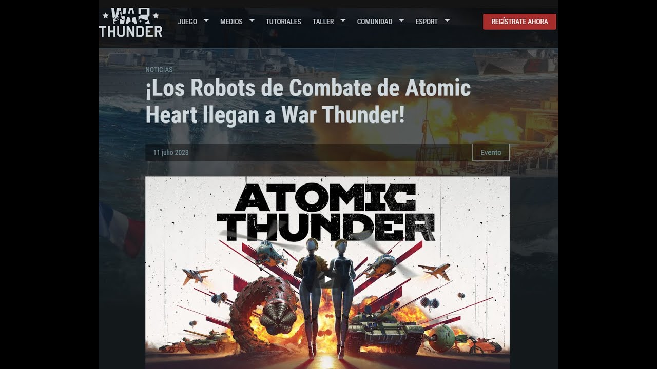Evento War Thunder , Atomic Heart. (INFORMACION) - YouTube