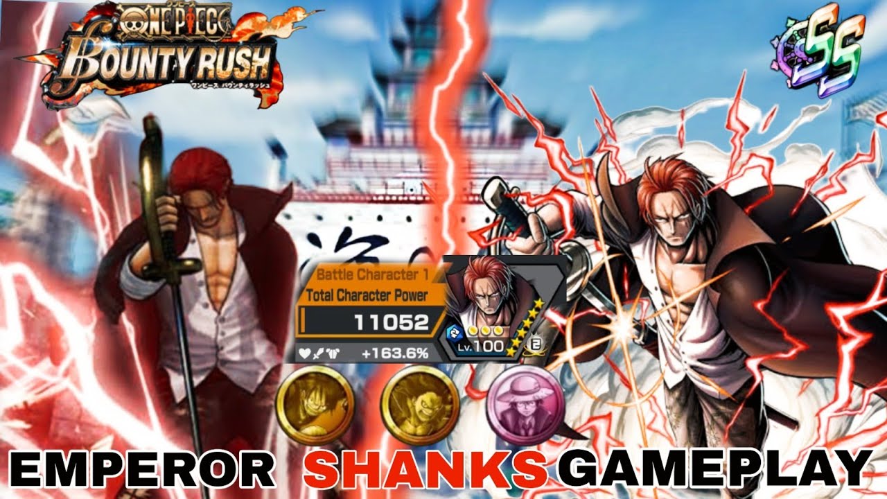 THE FOUR EMPEROR SHANKS GAMEPLAY IN SS LEAGUE | OPBR | ONE PIECE BOUNTY ...
