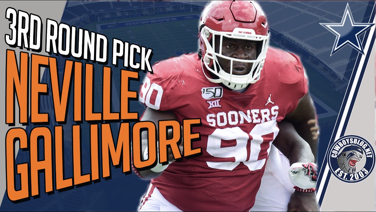 Dallas Cowboys Draft Neville Gallimore 3rd Round | NFL Draft 2020 - YouTube