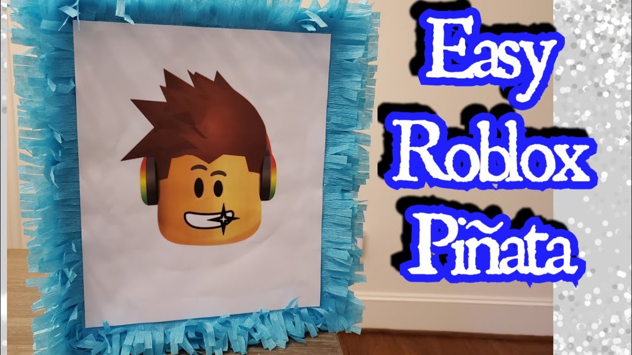 Easy Roblox Piñata | DIY | improvise | affordable - YouTube