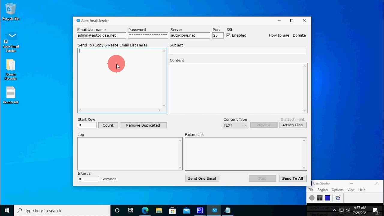 Auto Email Sender - How to Send Emails to Readers in Bulk for Free ...