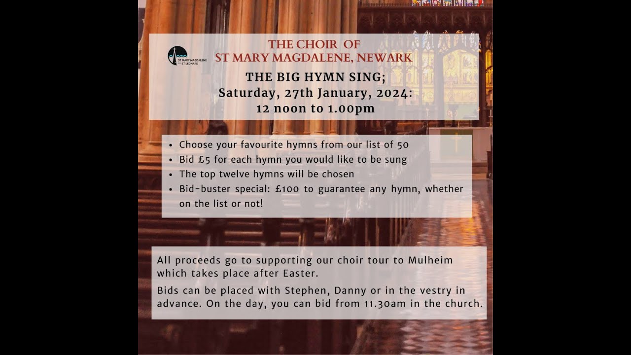 The Big Hymn Sing - January 2024 - YouTube