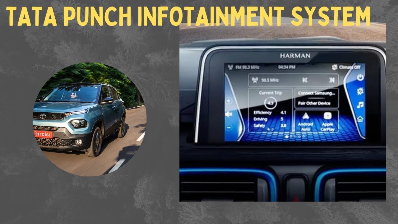 Tata punch Infotainment System ️ ️ /Tata punch touch screen/Harman ...