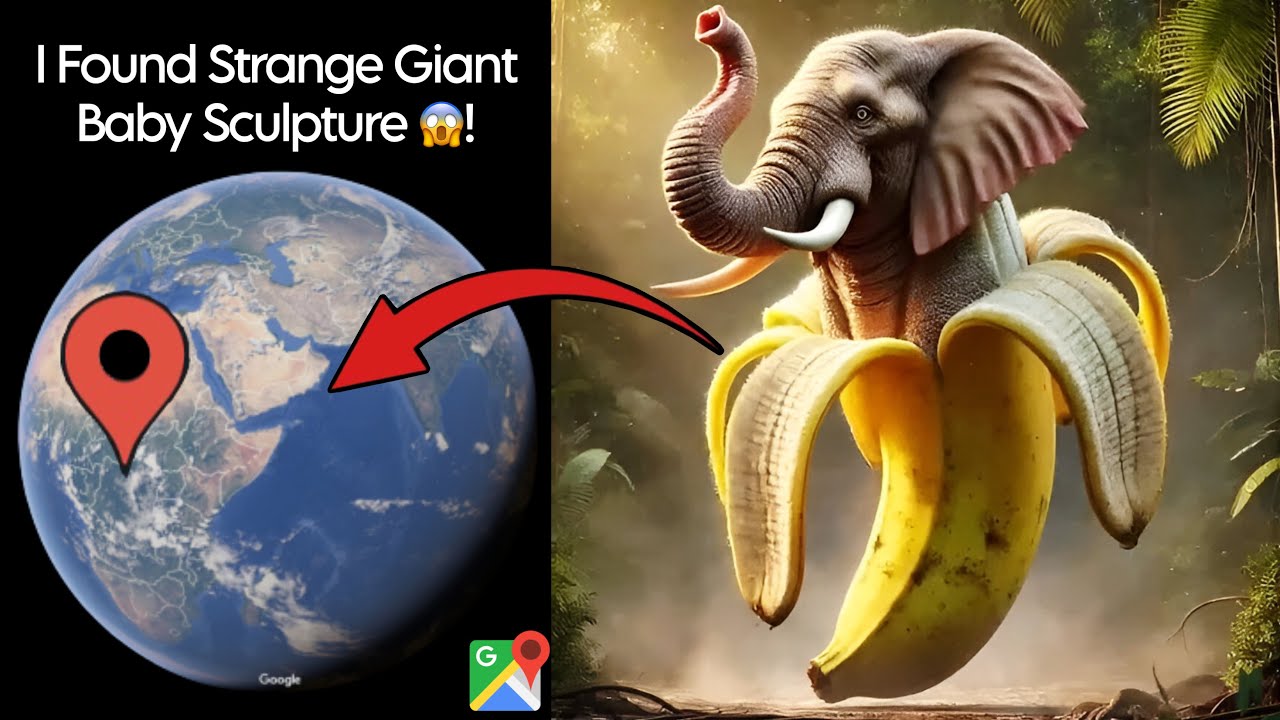 I Found Elephantuchi Bananuchi in Real 🥶 On Google Earth and Google ...