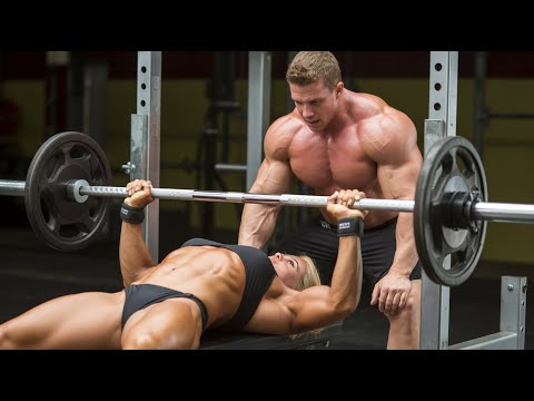 “Unbelievable Strength: Black Bikini Muscle Queen Stuns Him!”