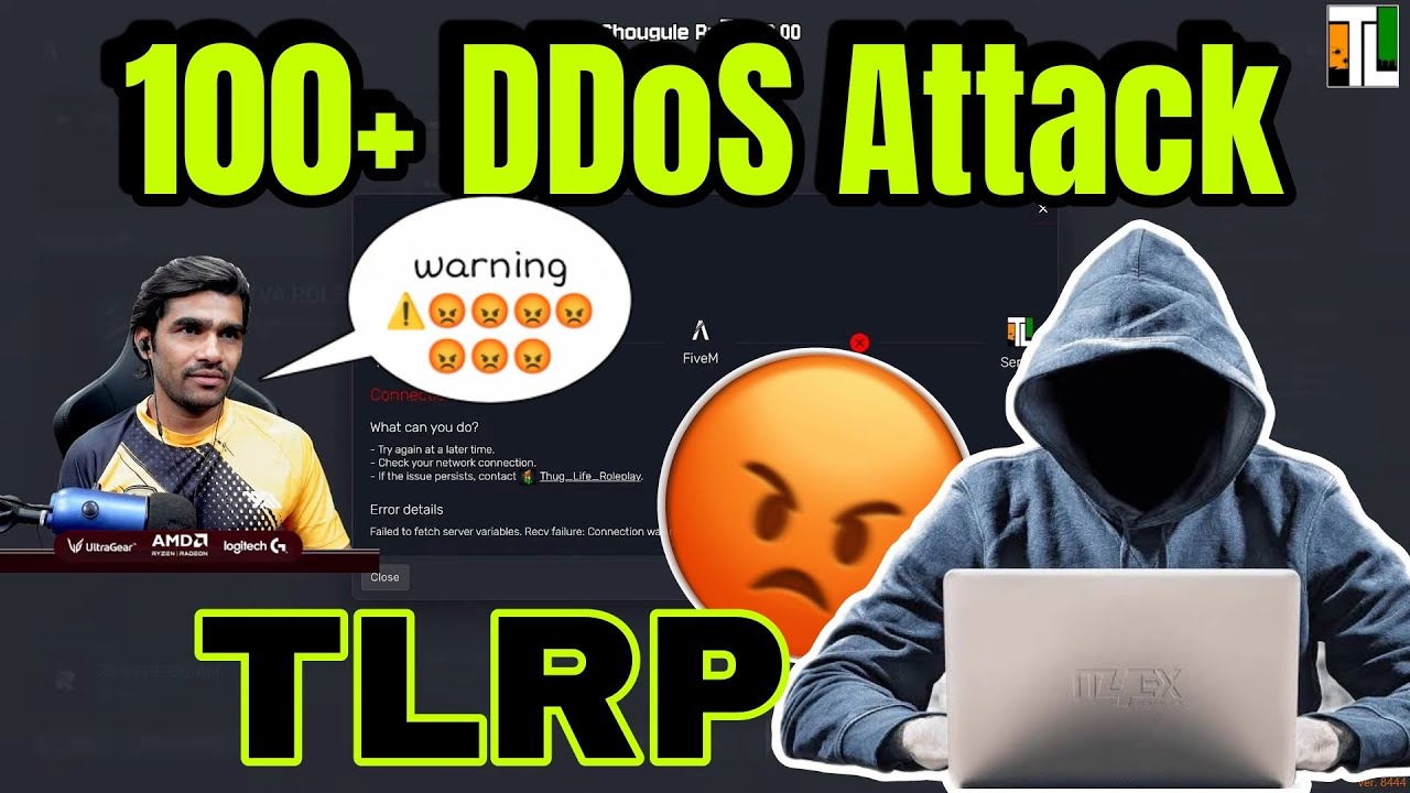 " TLRP " Server Pe 100+ DDoS Attack Ho Gaye 2 hours Me 😡😡 || Last ...