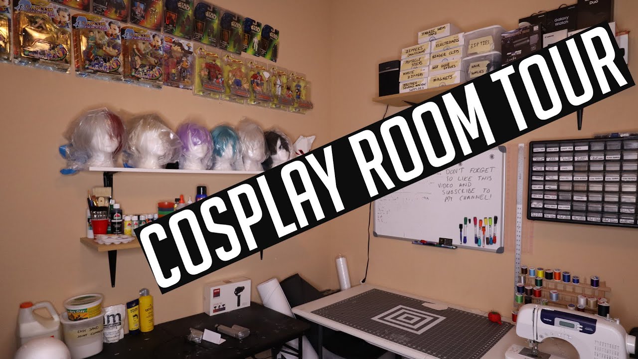 Fixing up my Cosplay Room and Tour! - YouTube
