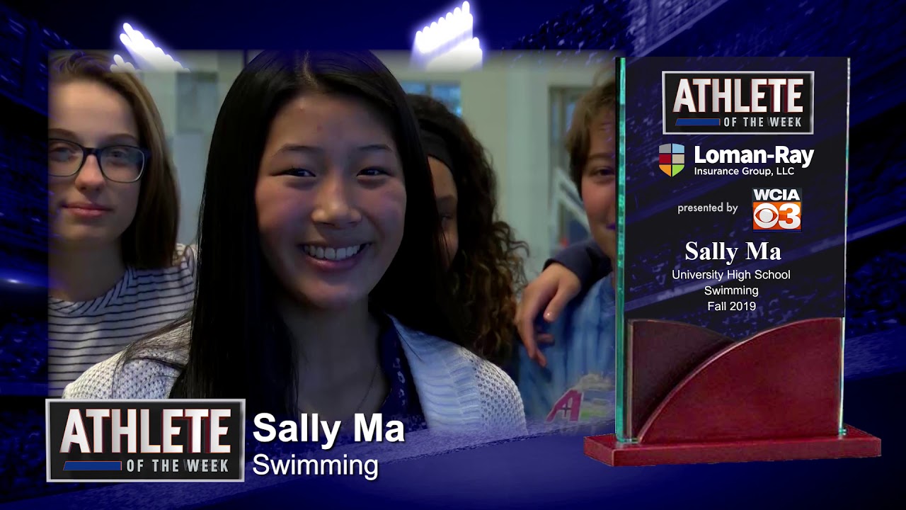 Athlete of the Week Sally Ma - University H.S. Swimming - YouTube