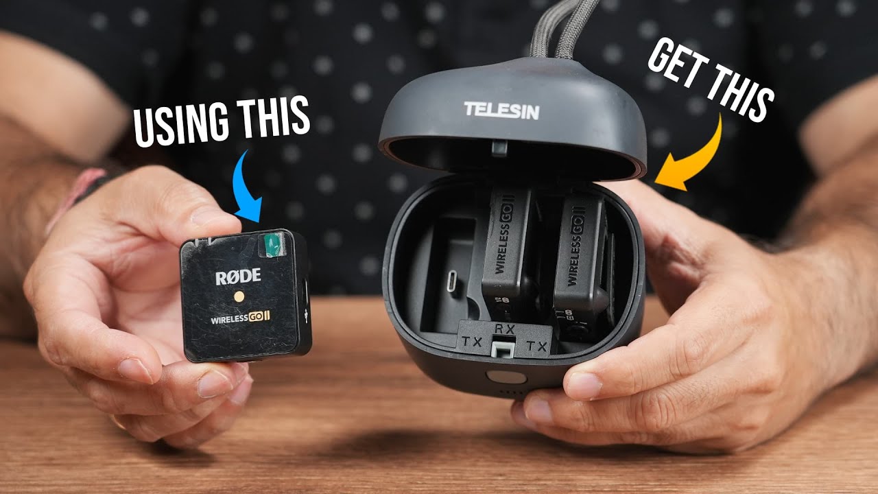 Are you using Rode Wireless Go / Go II then get the TELESIN All in One ...