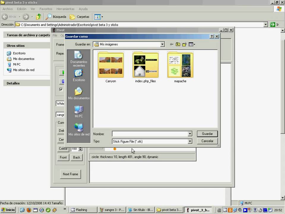 como crear un stk (de pivot ) con paint - YouTube
