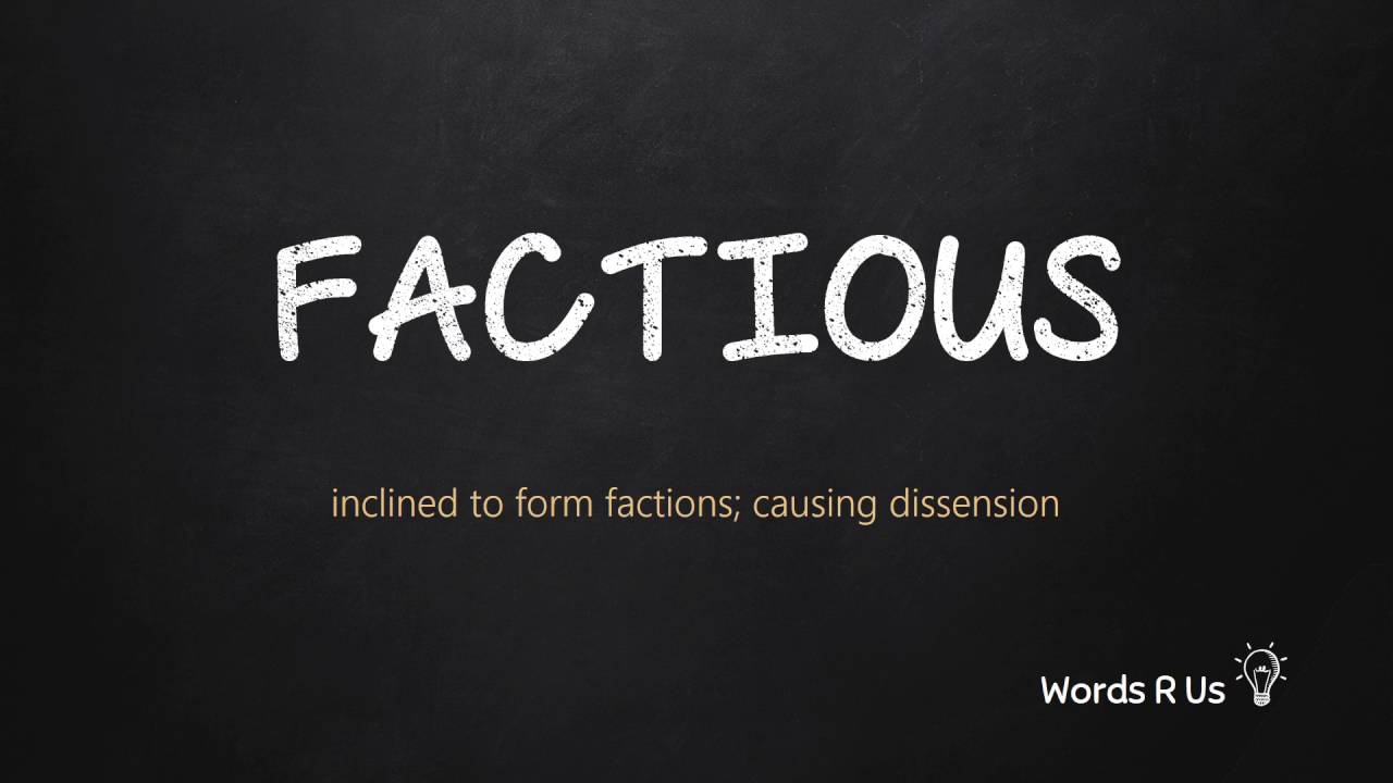 How to Pronounce FACTIOUS in American English - YouTube