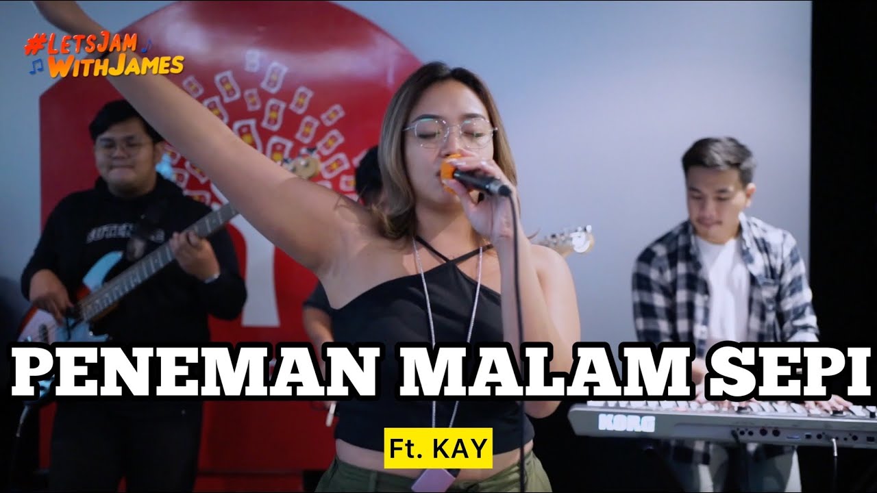 PENEMAN MALAM SEPI (REGGAE) - KAY ft. Fivein #LetsJamWithJames - YouTube