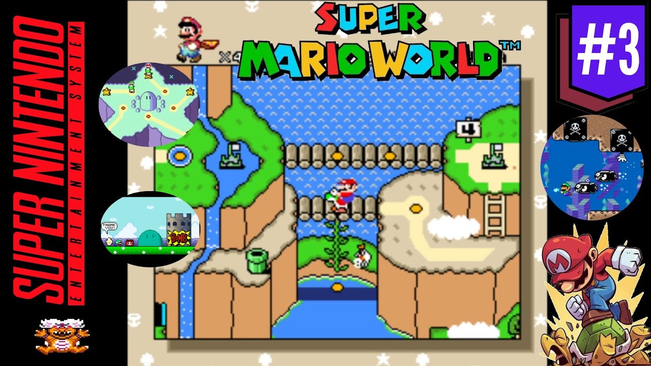 Super Mario World Gameplay Mapa 04 Completo + Começo Star Road e ...