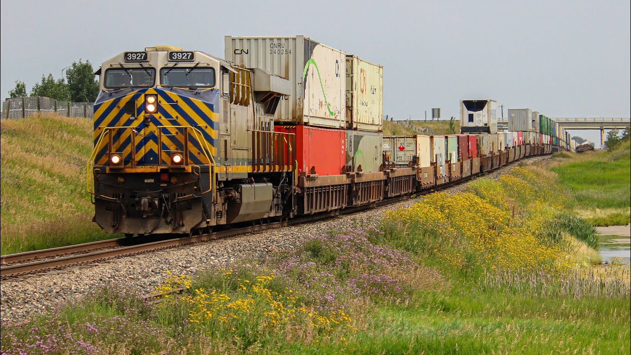 DETOUR!!! CN 3927 South - CN Z111 (Intermodal) - CN Three Hills Sub ...