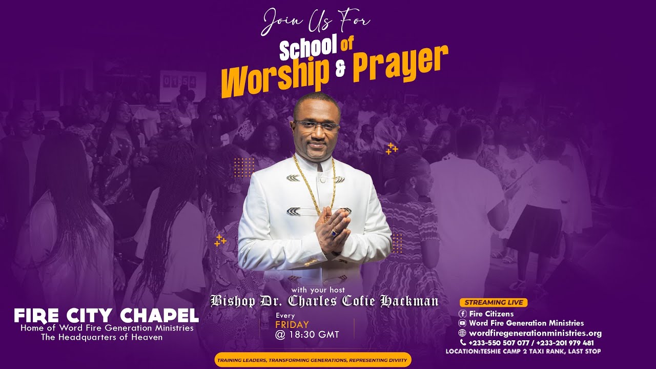 Live with Bishop Charles Hackman @ Fire City Chapel | School of Worship ...