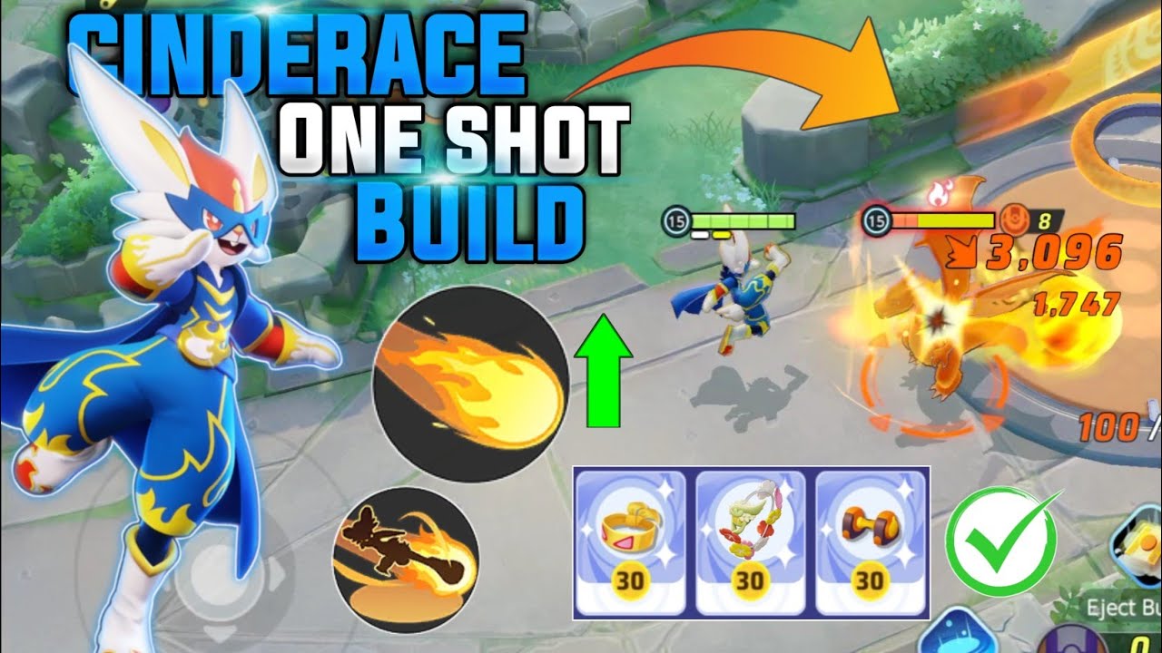 CINDERACE NEW ONE SHOT KILL BUILD FOR PYRO BALL! 100% BRUTAL DAMAGE ...