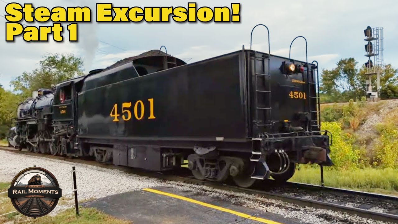 TVRM #Steam Locomotive 4501 leading an excursion train to Summerville ...