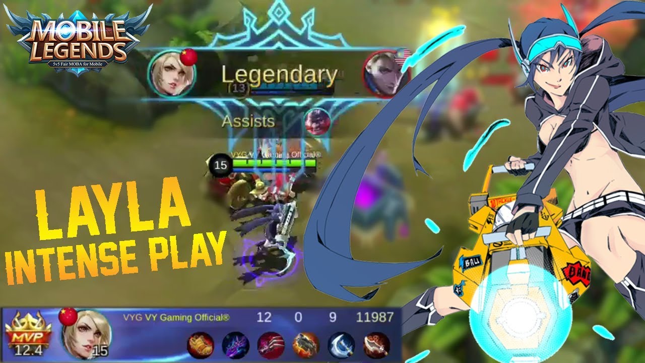 Layla Intense Gameplay and Build - Mobile Legends - YouTube