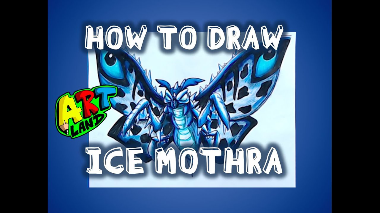 How to Draw ICE MOTHRA - YouTube