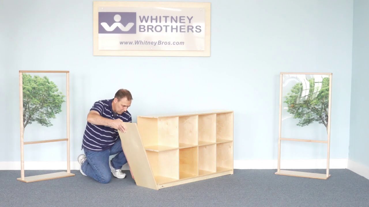 WB9972R Eight Cubby Backpack Storage Cabinet - YouTube