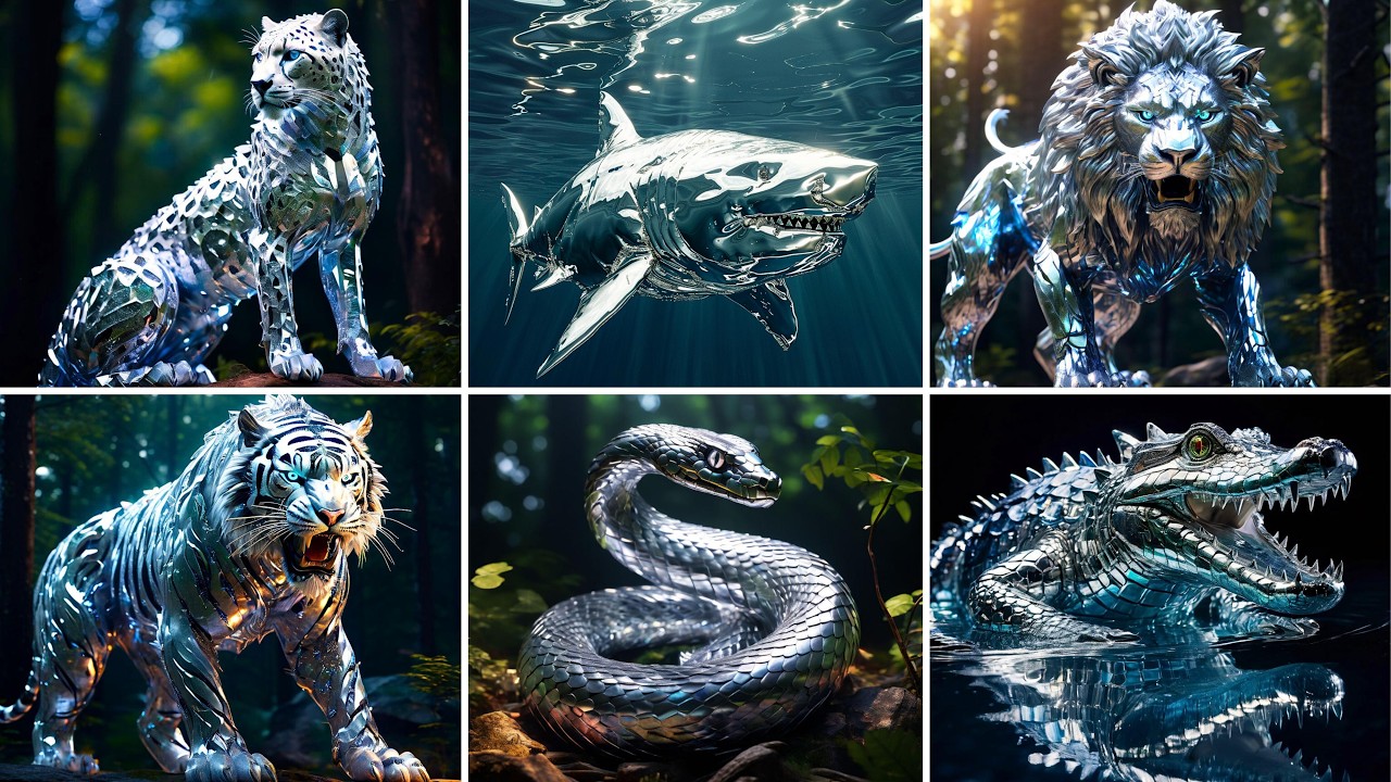 AI Draws Animals + Silver ⛓ | Animal Fusions 🧬 - YouTube