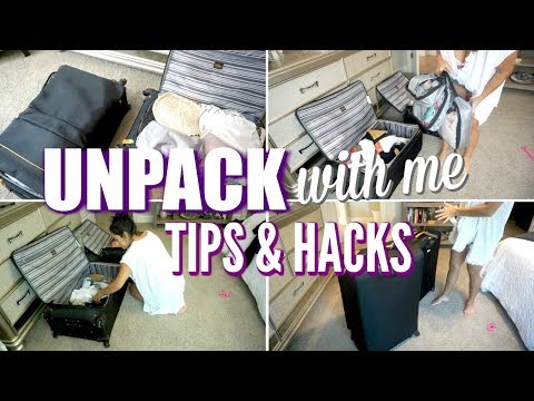 UNPACK WITH ME | TIPS & HACKS | QUICK & EASY UNPACKING AFTER VACATION