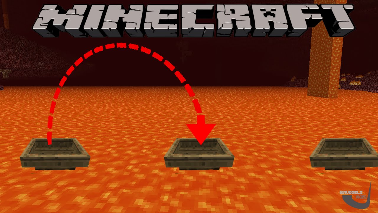 Minecraft Lava cross - Like a Boss! - YouTube