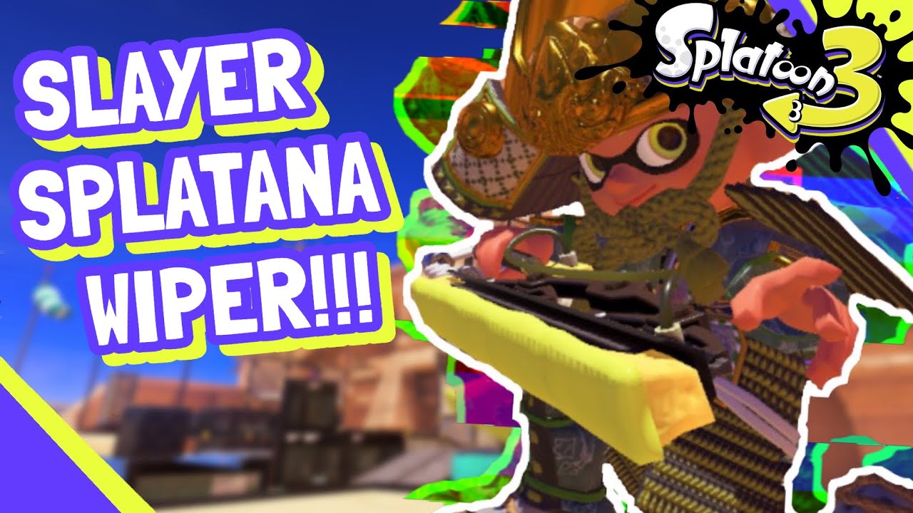 The Splatana Wiper SAMURAI BUILD! : Splatoon 3: Anarchy Battles - YouTube